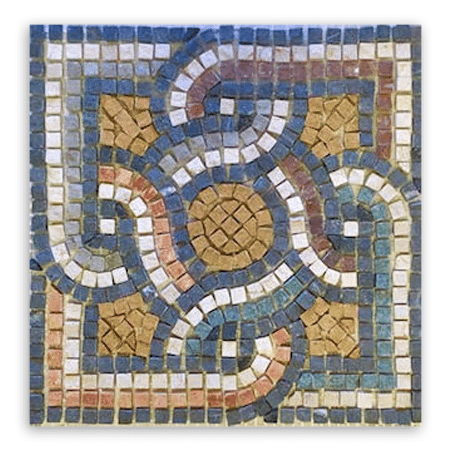 Byzantine Bethlehem Cross - Holyland Mosaics